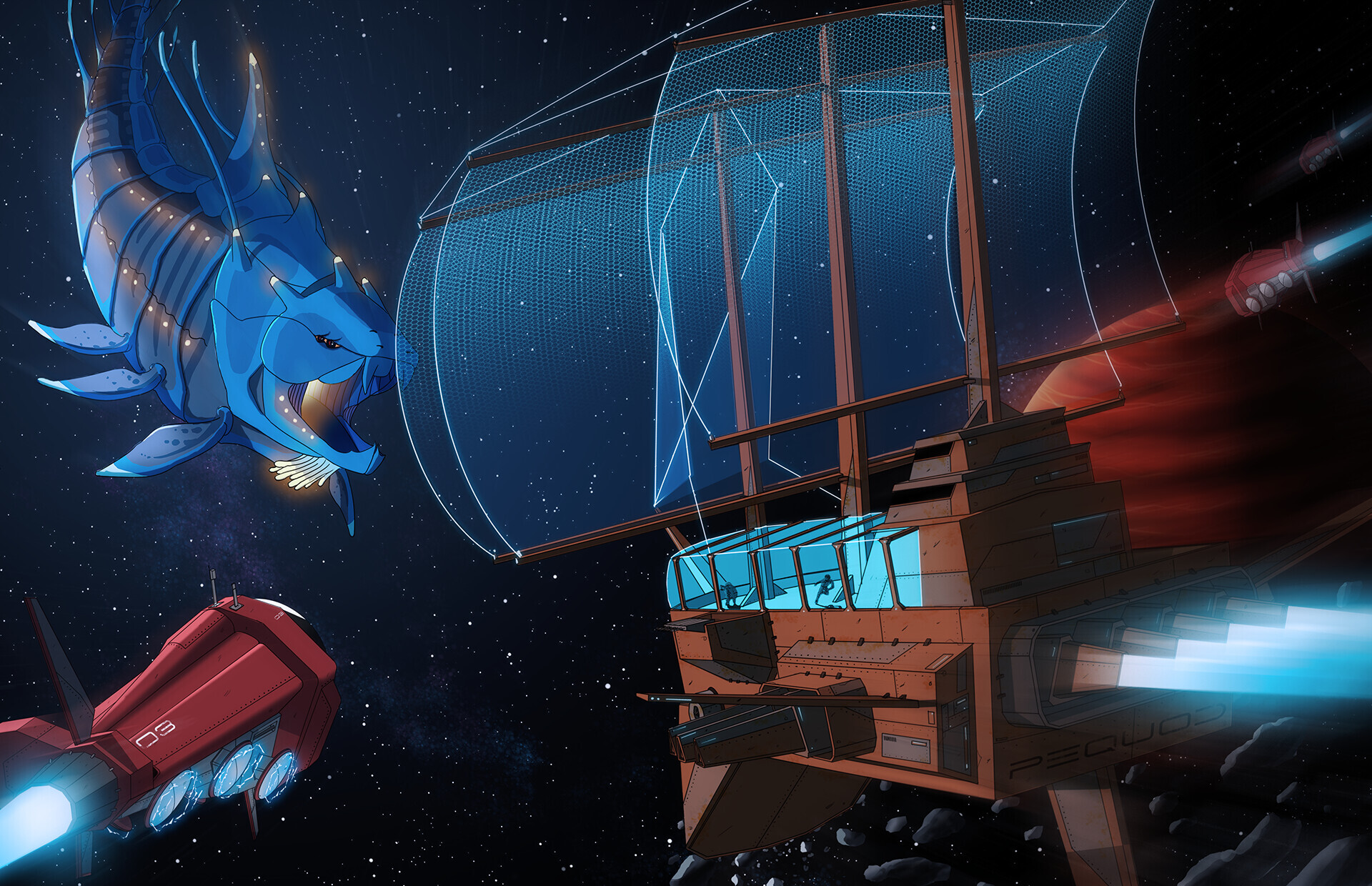 ArtStation - Space Moby Dick