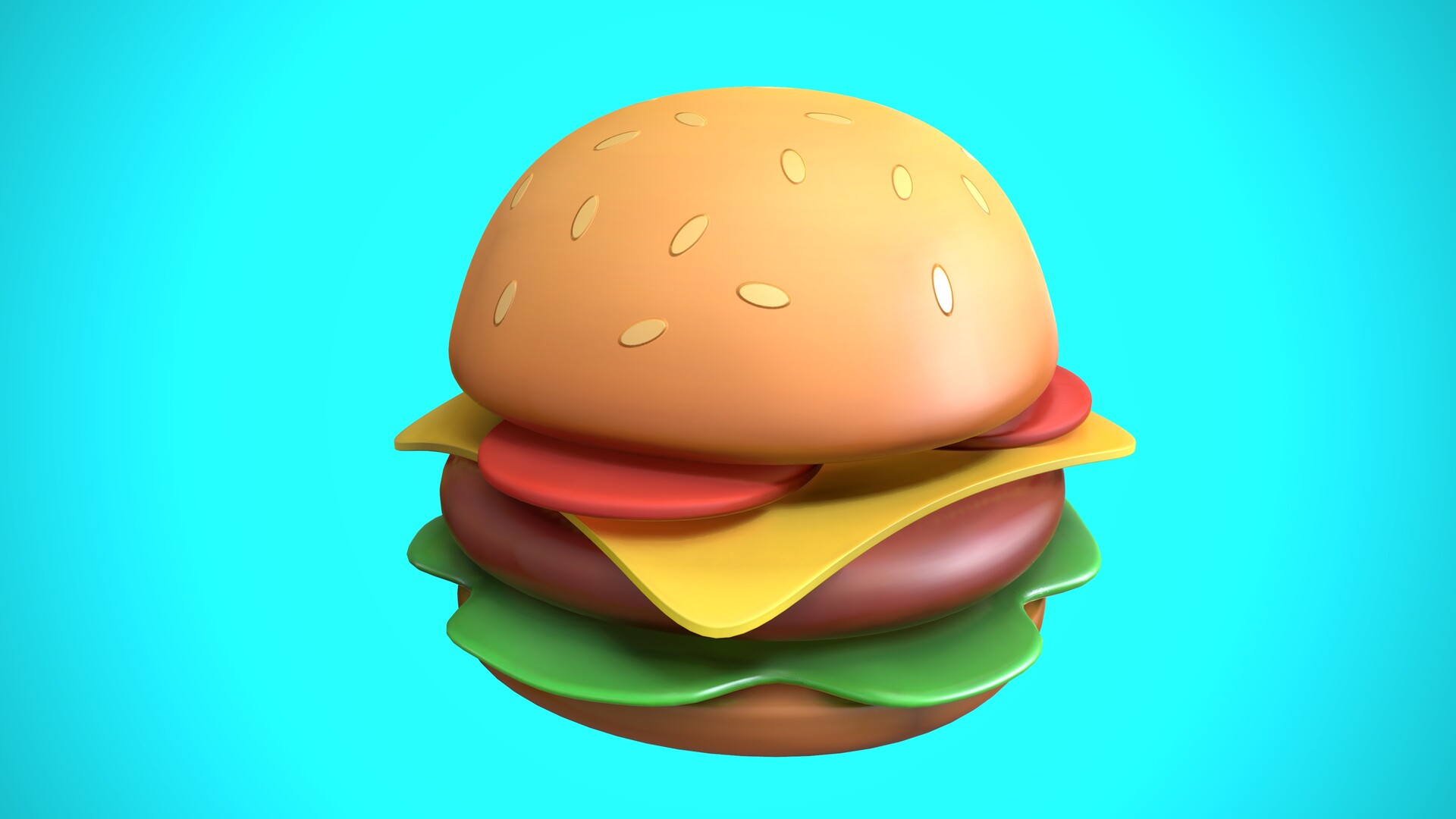 ArtStation - Stylized Burger