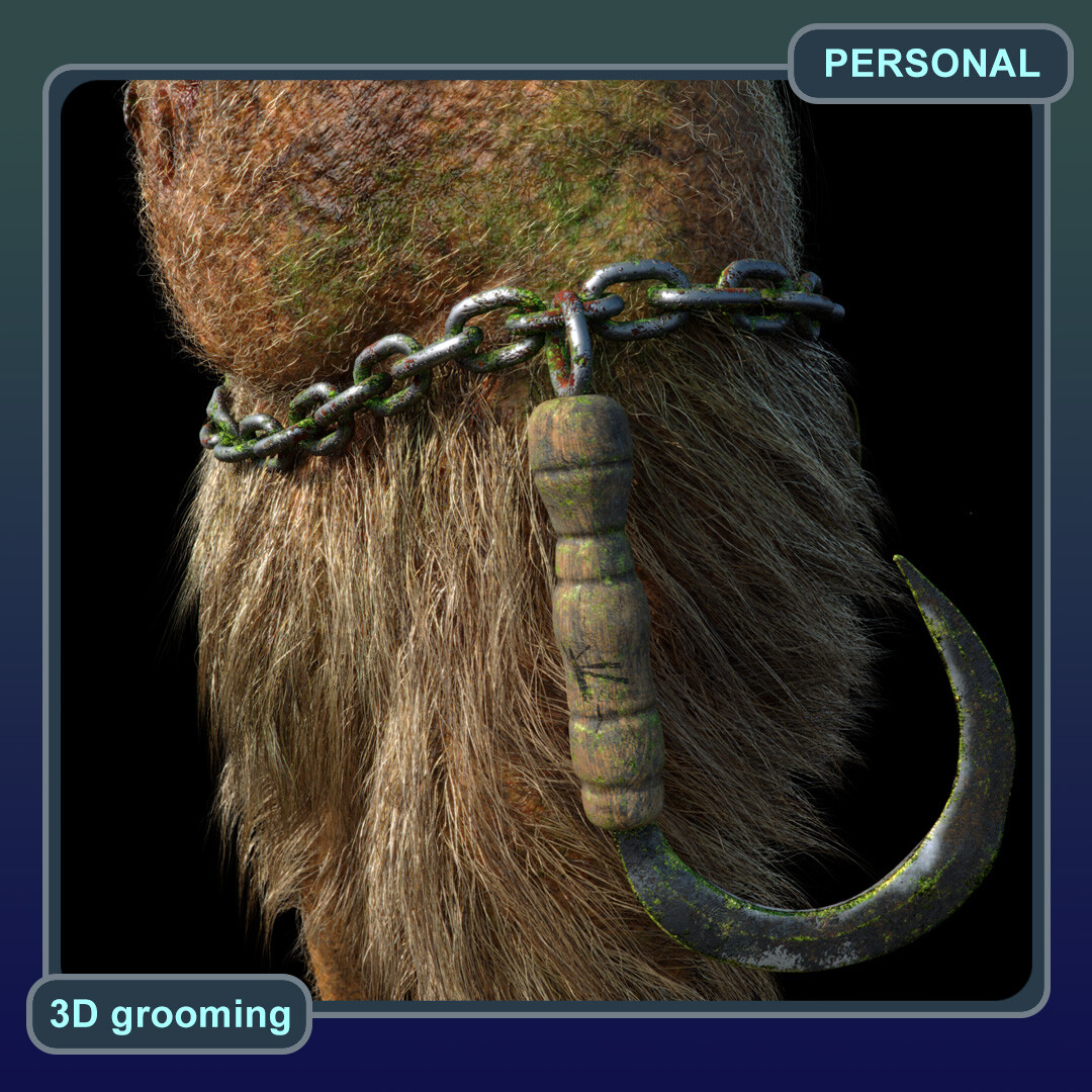 ArtStation - 3D Grooming for creature | The Forester