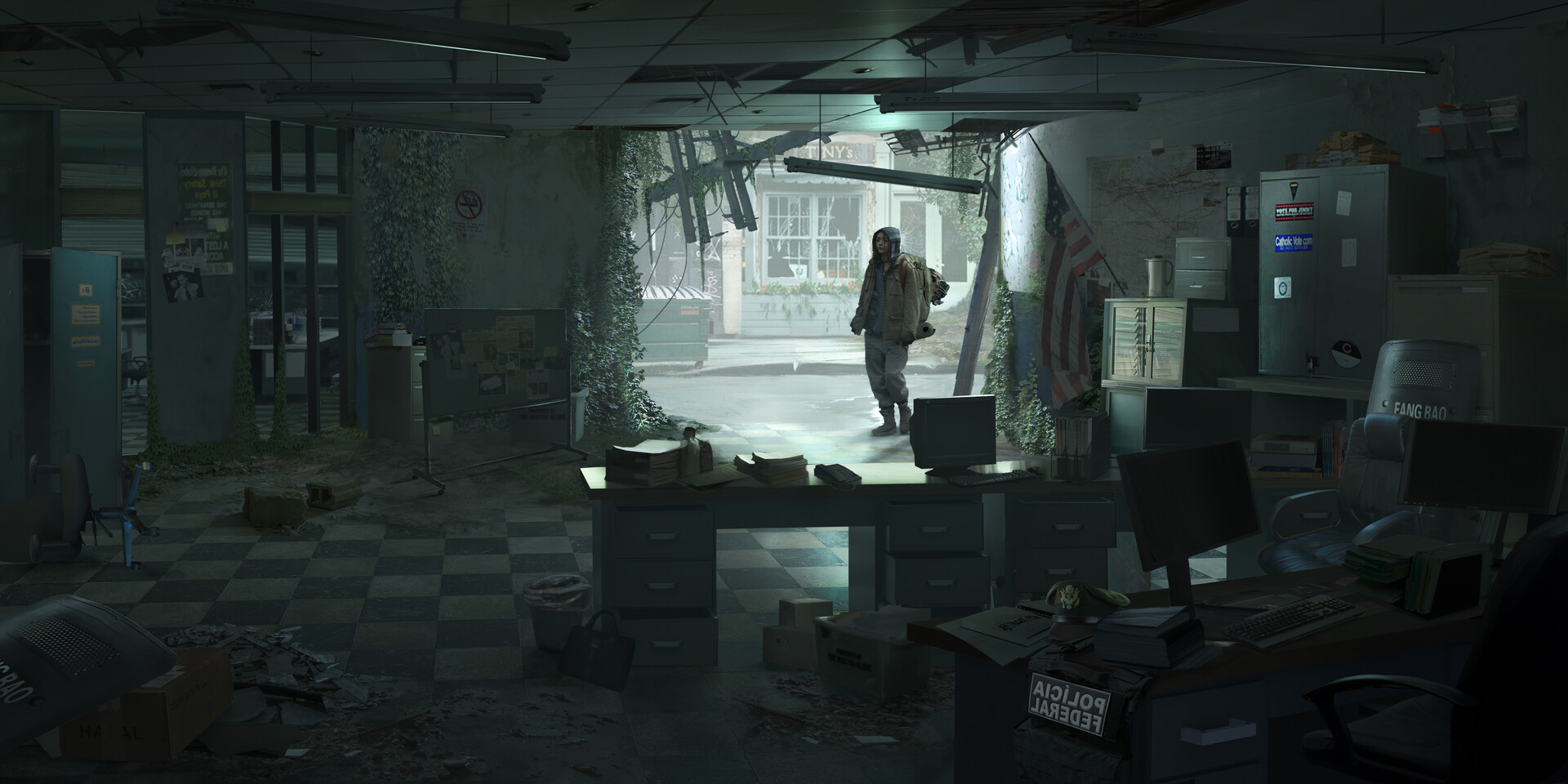 ArtStation - Doomsday police station