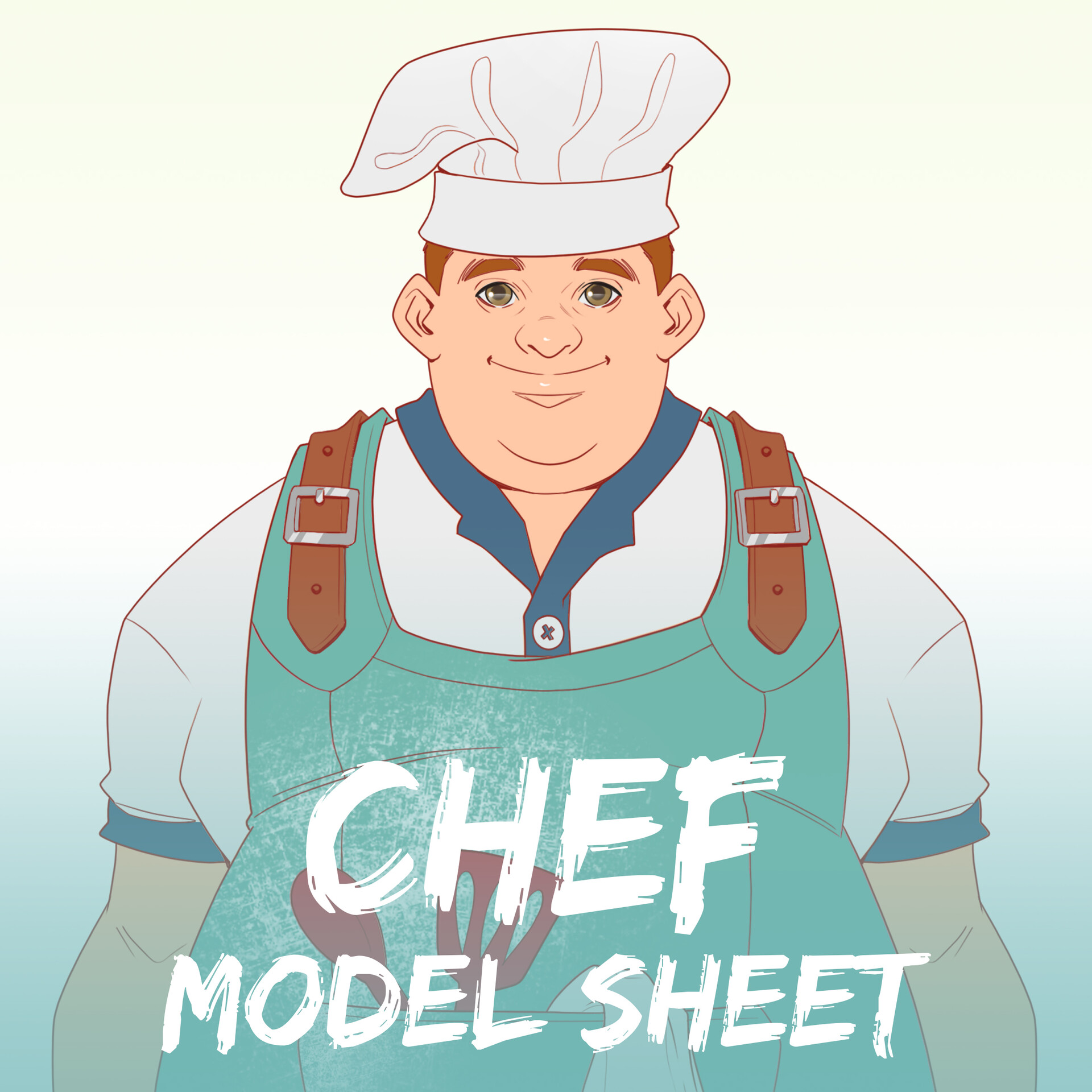 ArtStation - Chef Model Sheet