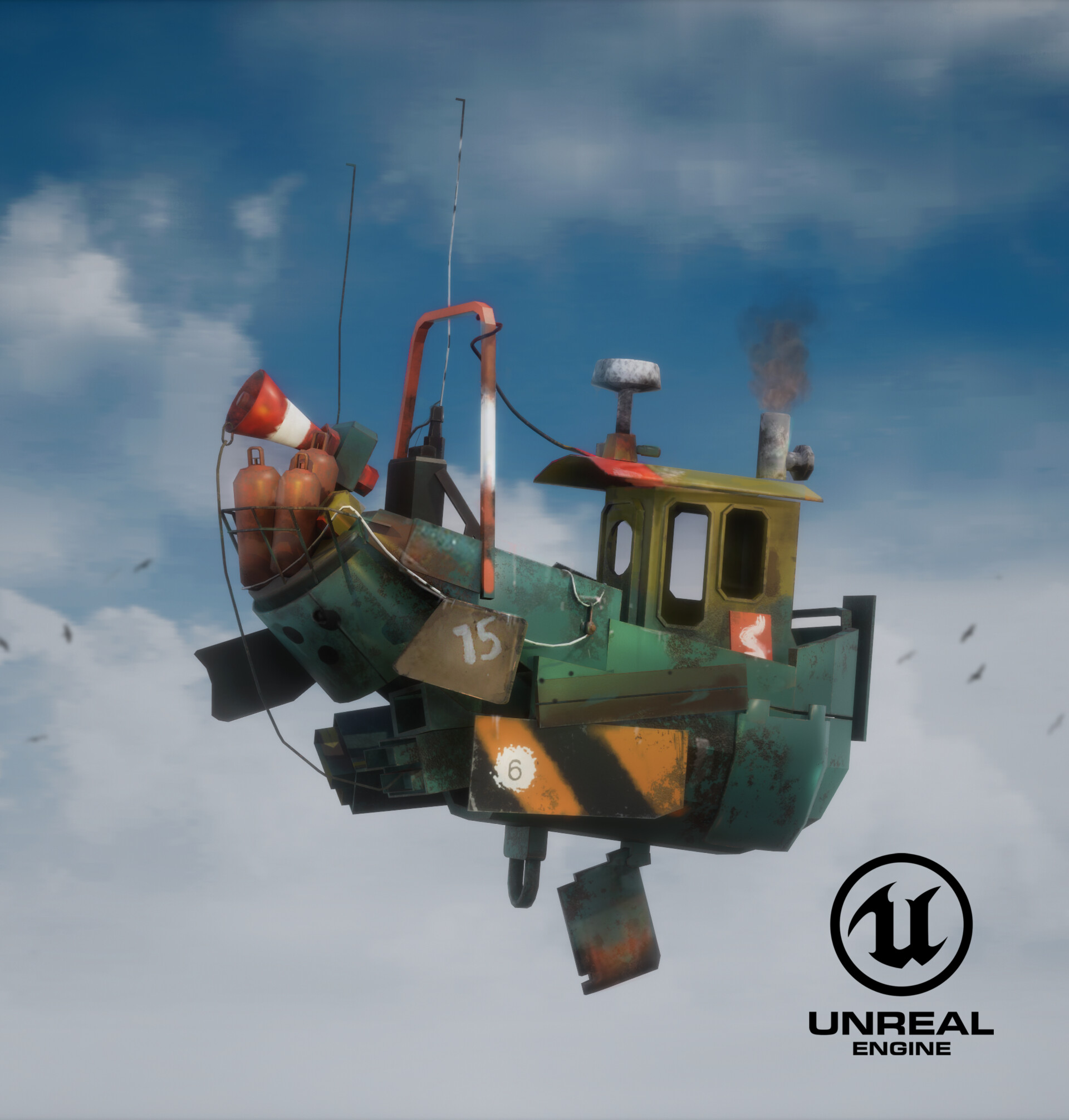 ArtStation - Flying Ship