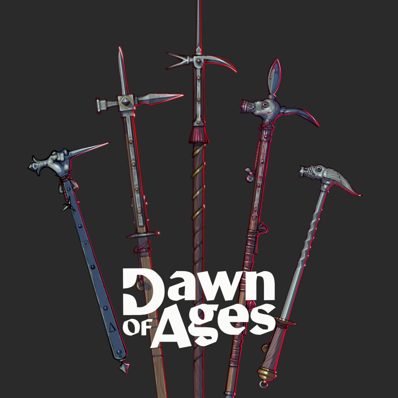 ArtStation - Dawn of Ages - Medieval Blunt Weapons