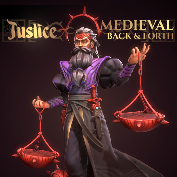 ArtStation - Justice - Medieval Back & Forth