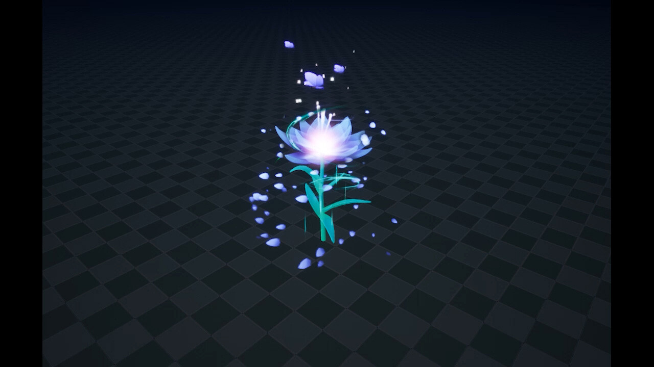 ArtStation - UE5 VFX Flower