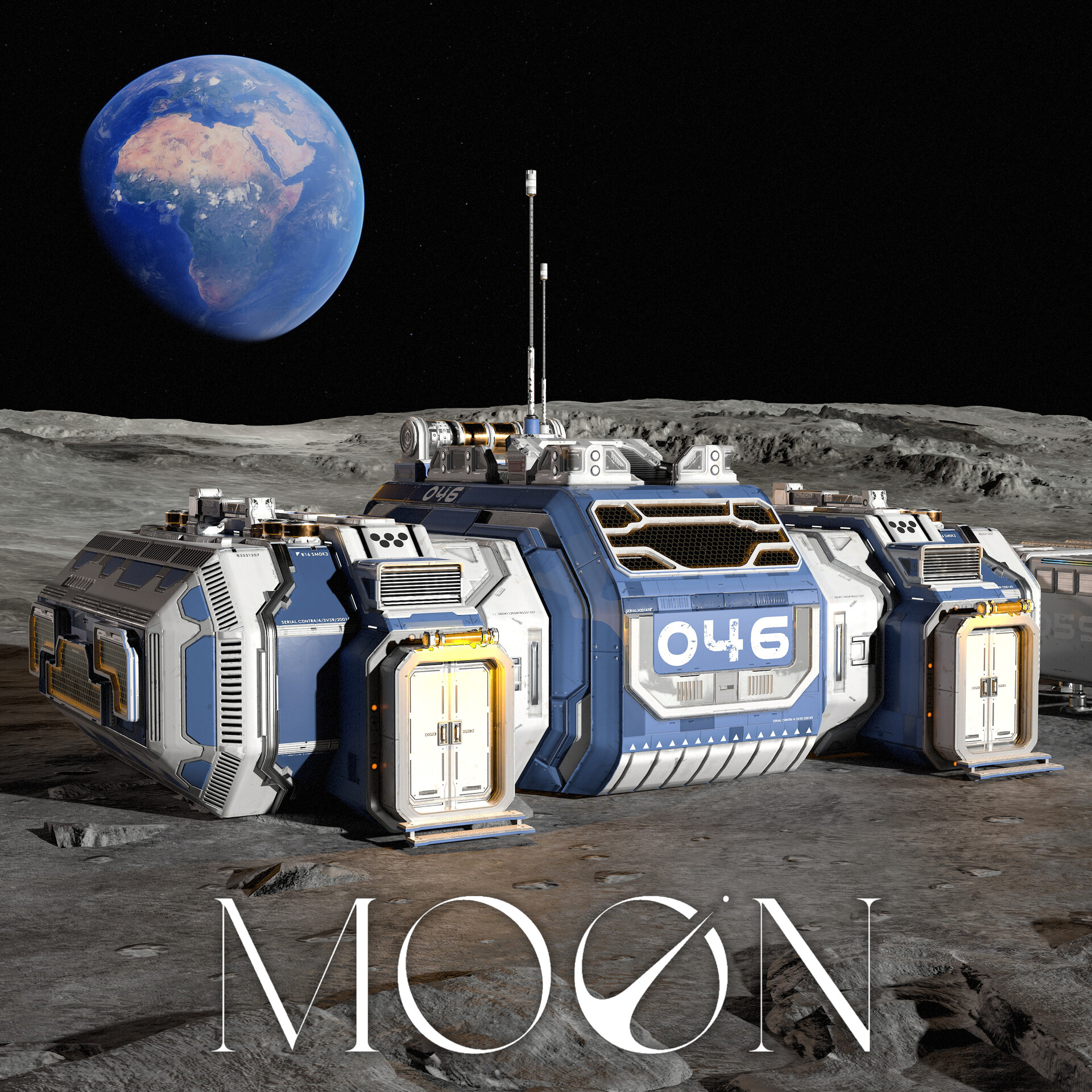 ArtStation - MOON - Modular House