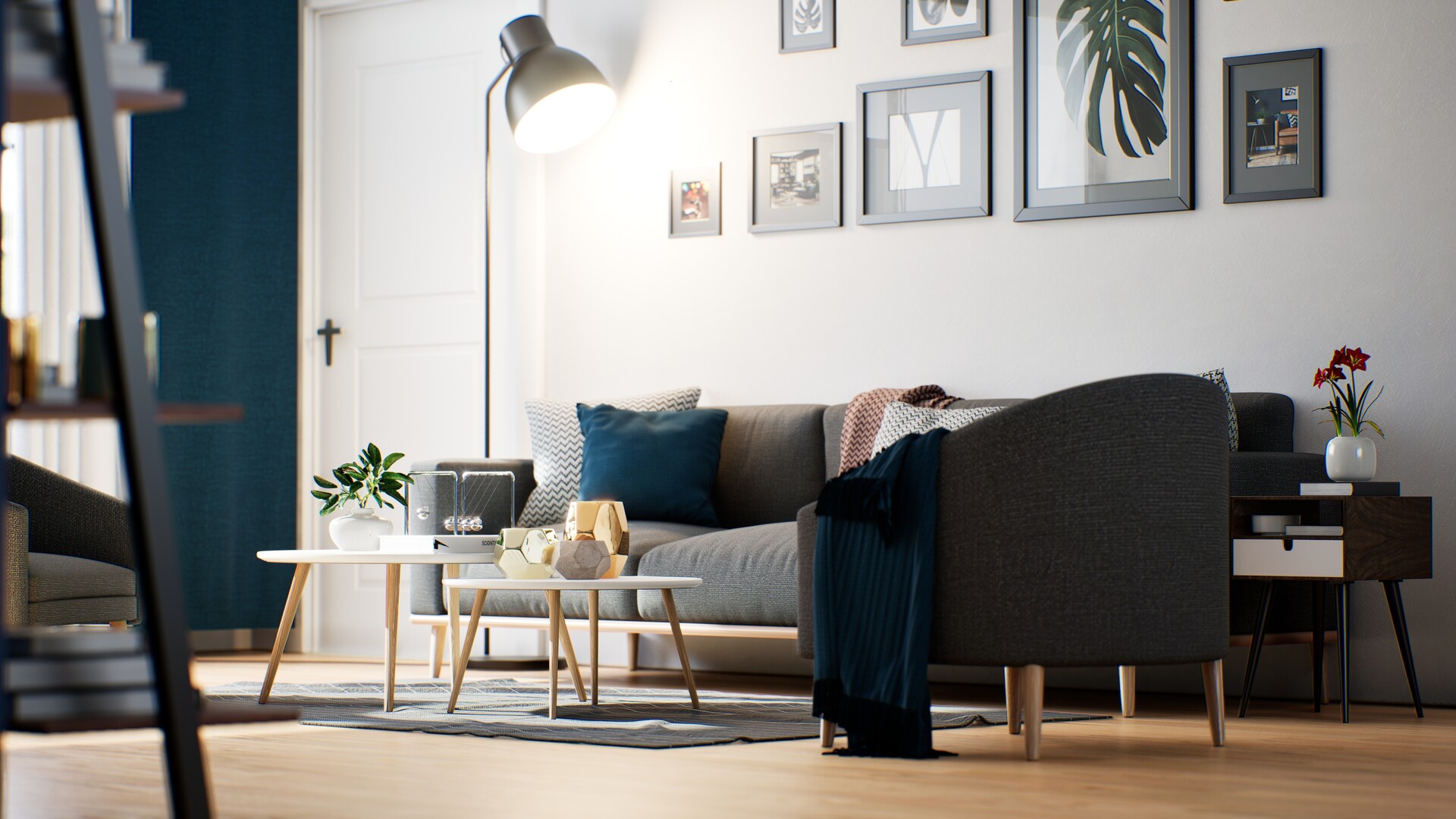 ArtStation - Unreal Engine 5 Real-time Archviz Apartment with Lumen Lighting