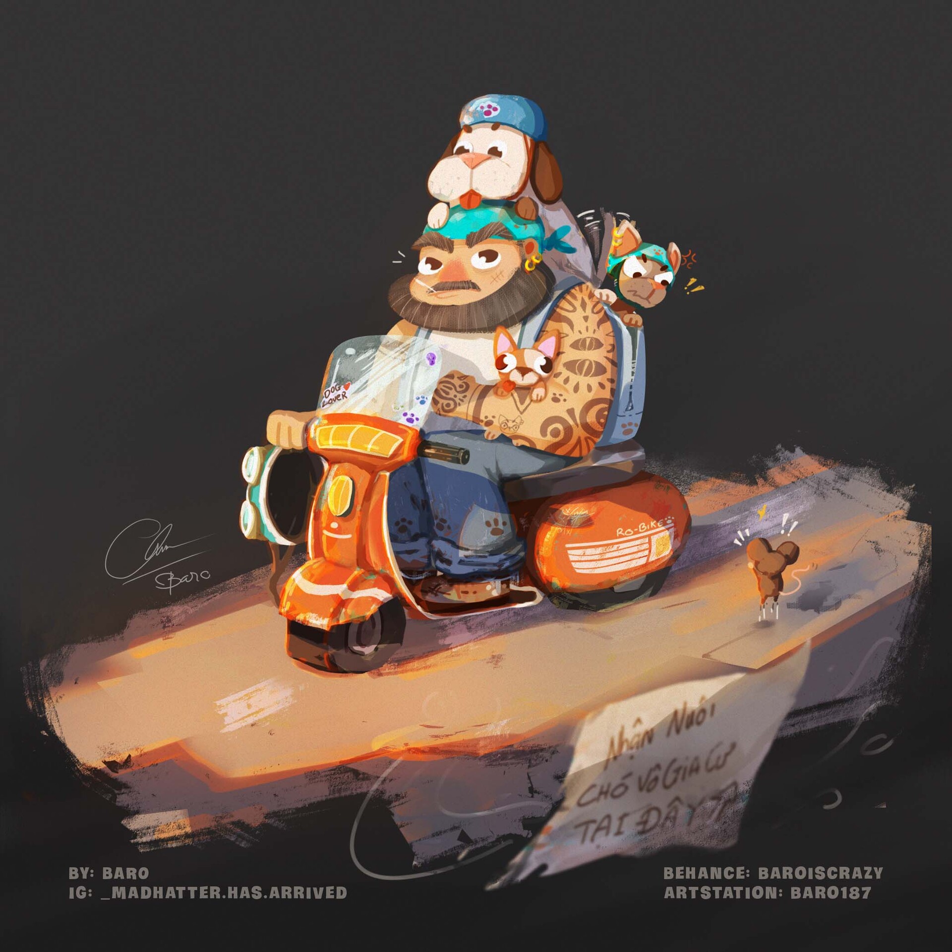 ArtStation - The Ruff Raff Gang