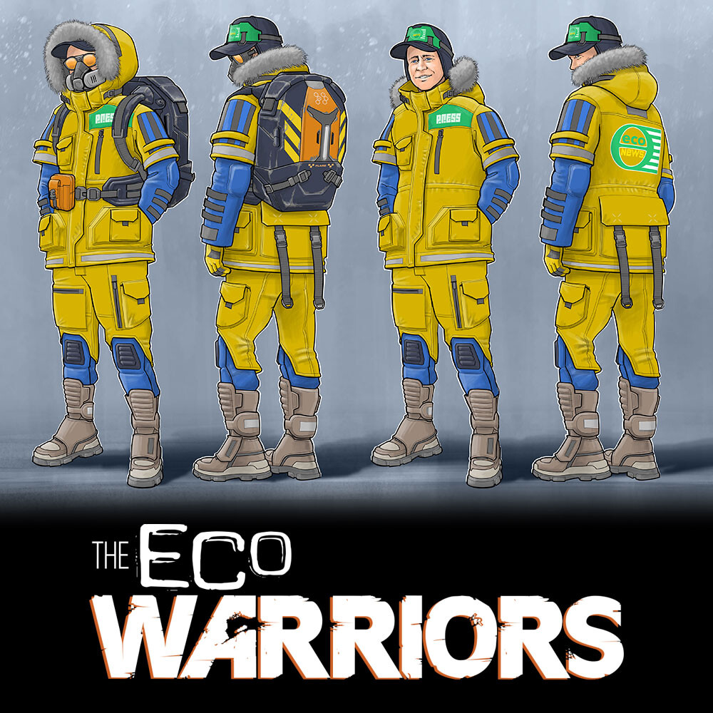 ArtStation - THE ECO WARRIORS : Johansson Torvak