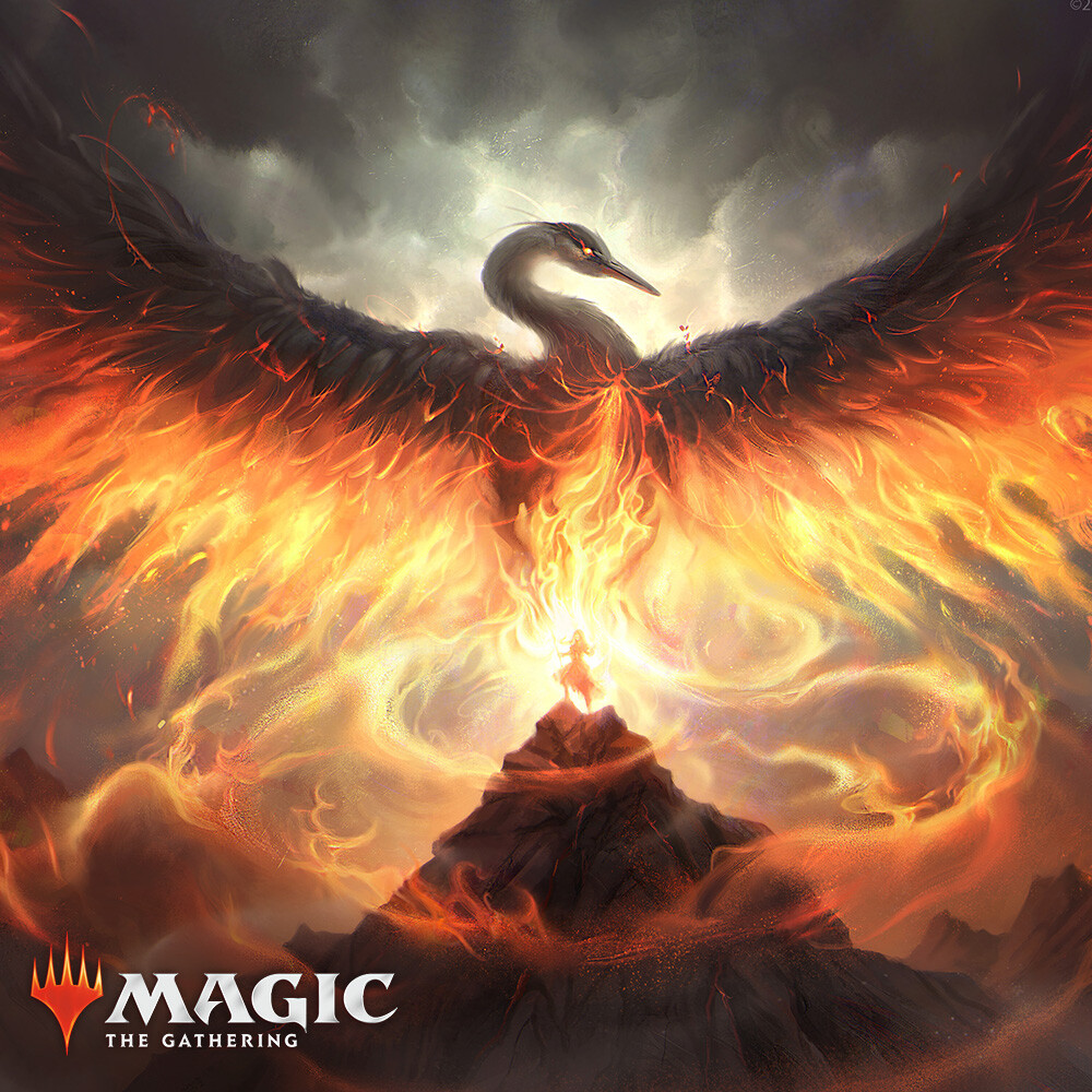 ArtStation - Magic: the Gathering - Jaya's Phoenix