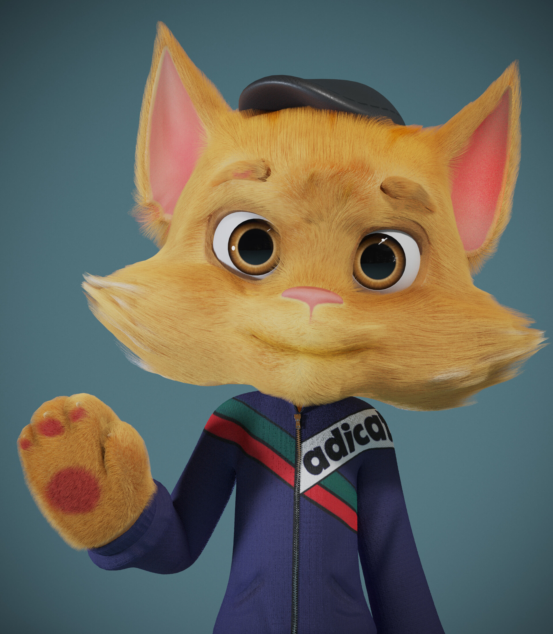 ArtStation - Cartoon Cat