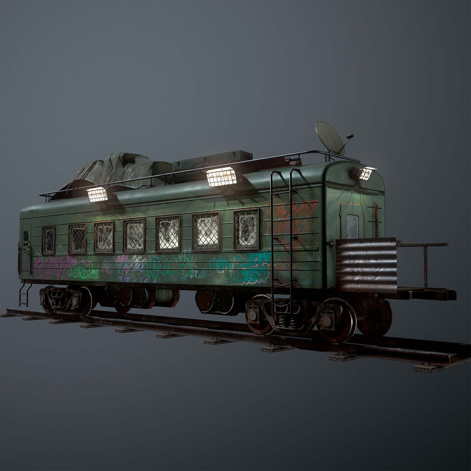 ArtStation - Train carriage