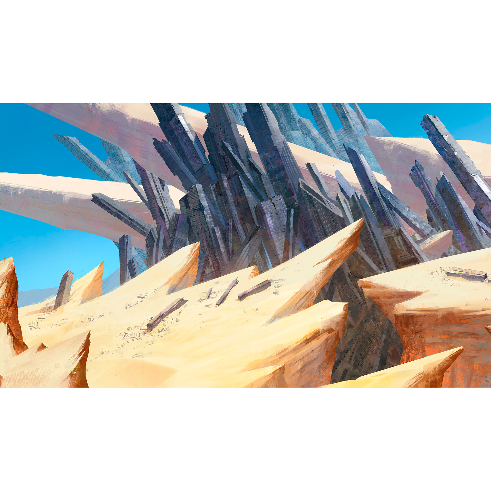 ArtStation - Destroyed Imperion city