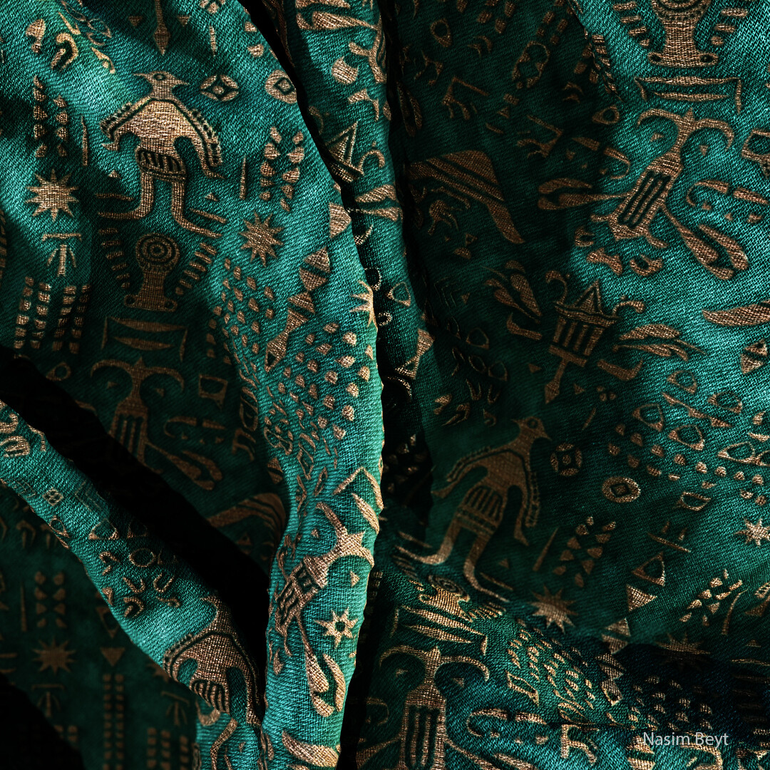 ArtStation - 50 Tileable Ancient Fabric Pattern (Egyptian)- VOL 21. SBSAR