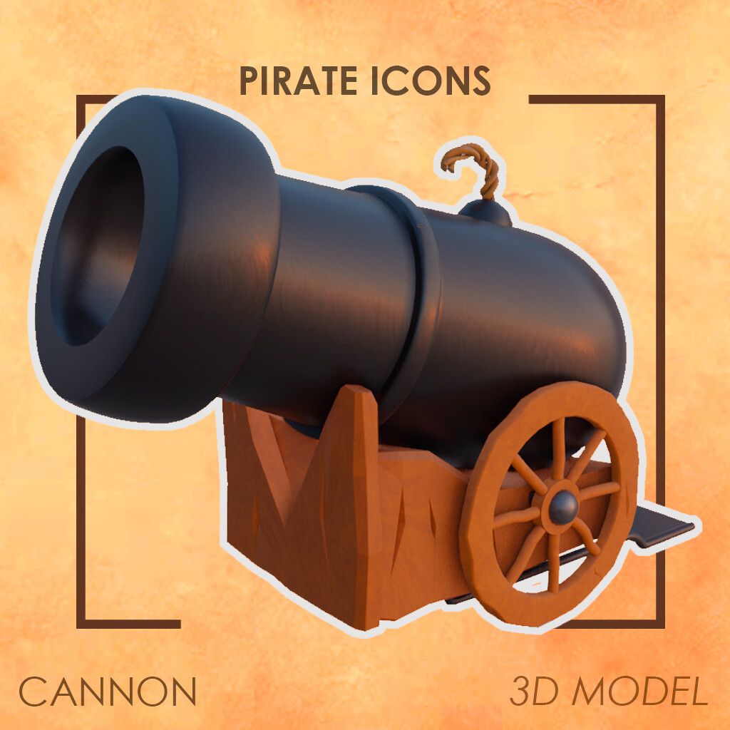 ArtStation - Pirate Cannon