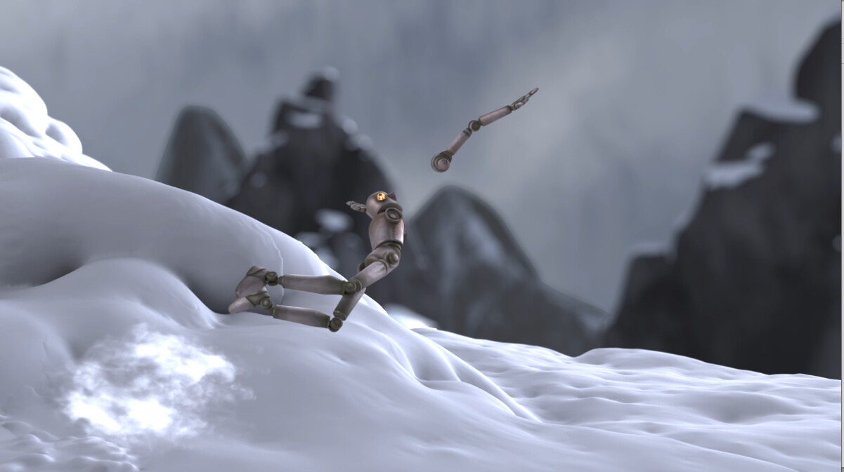 ArtStation - Tumbling through snow