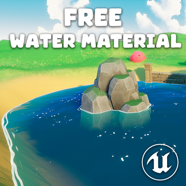 ArtStation - UE5 - Stylized water material