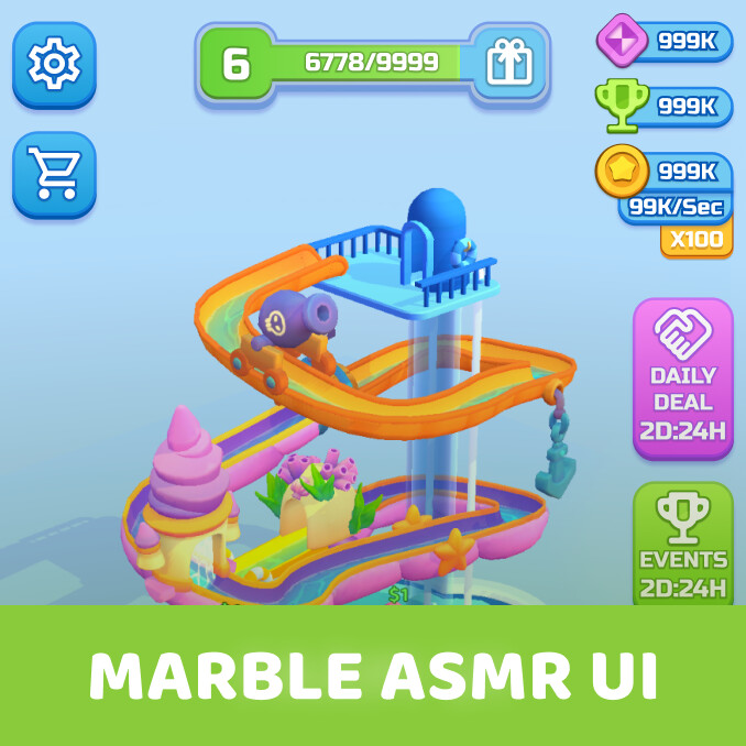 ArtStation - Marble ASMR UI/UX Design