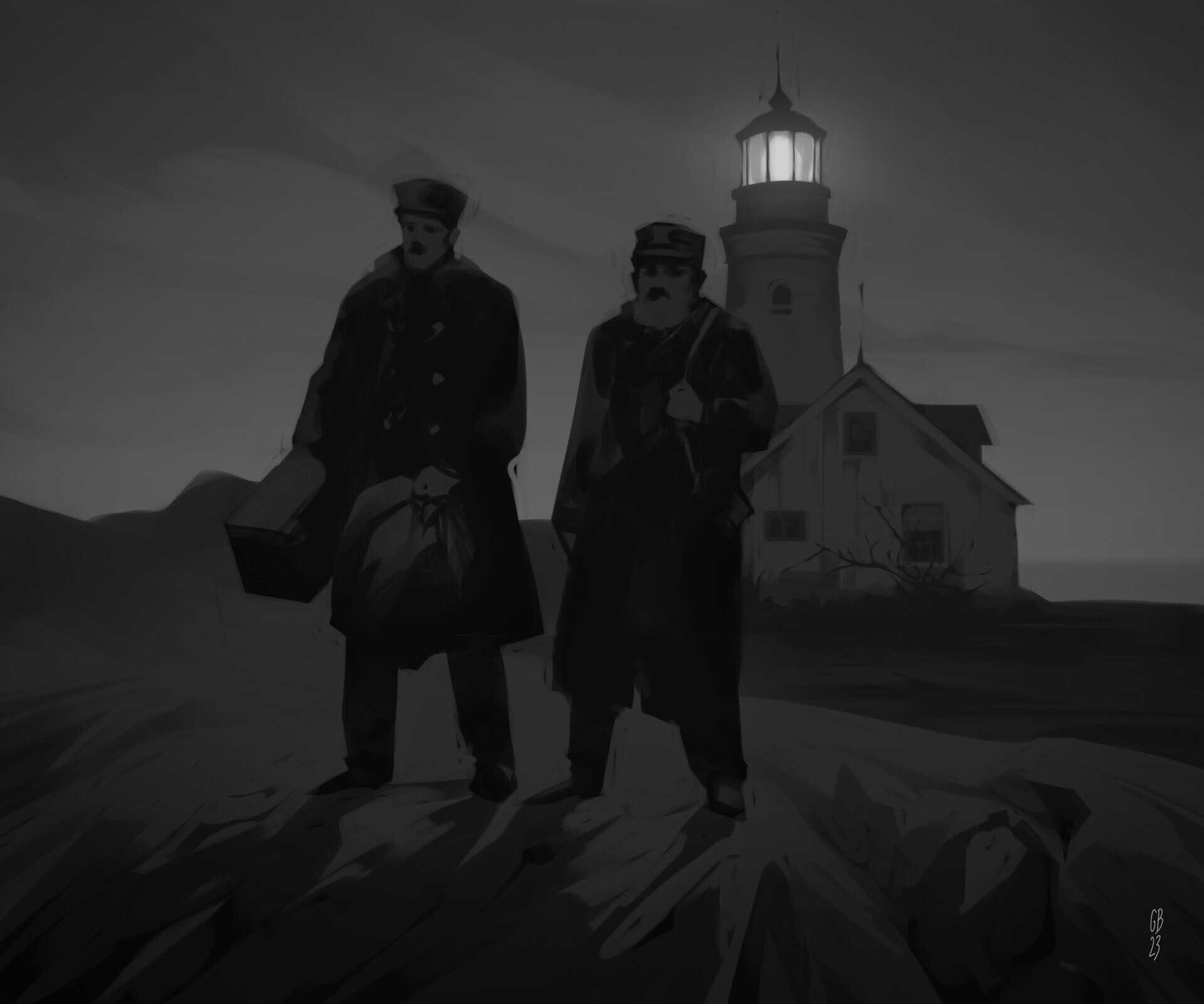 ArtStation - The Lighthouse - study