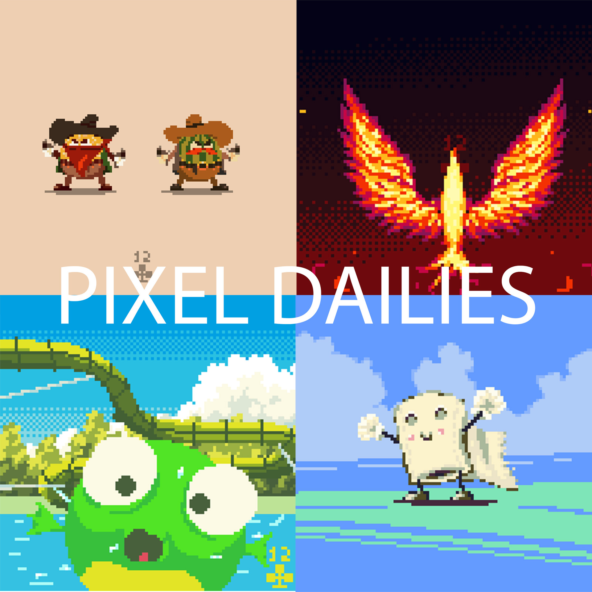 ArtStation - Some pixel dailies