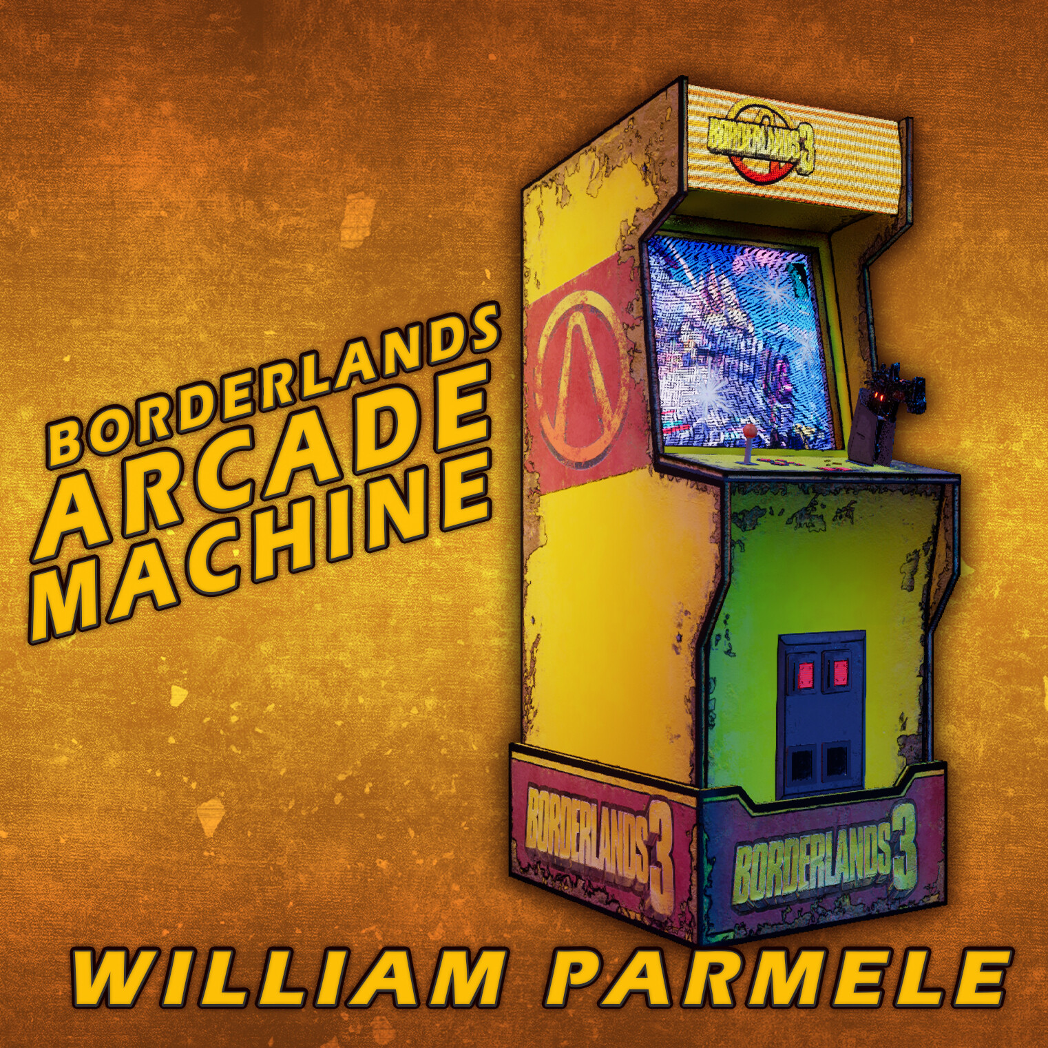 ArtStation - Borderlands Arcade Machine