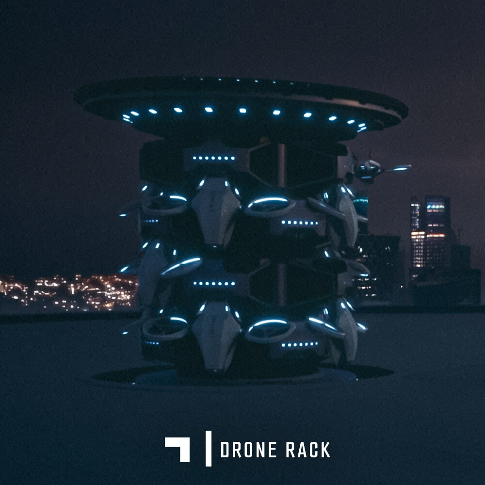 ArtStation - AlKass - Drone Rack