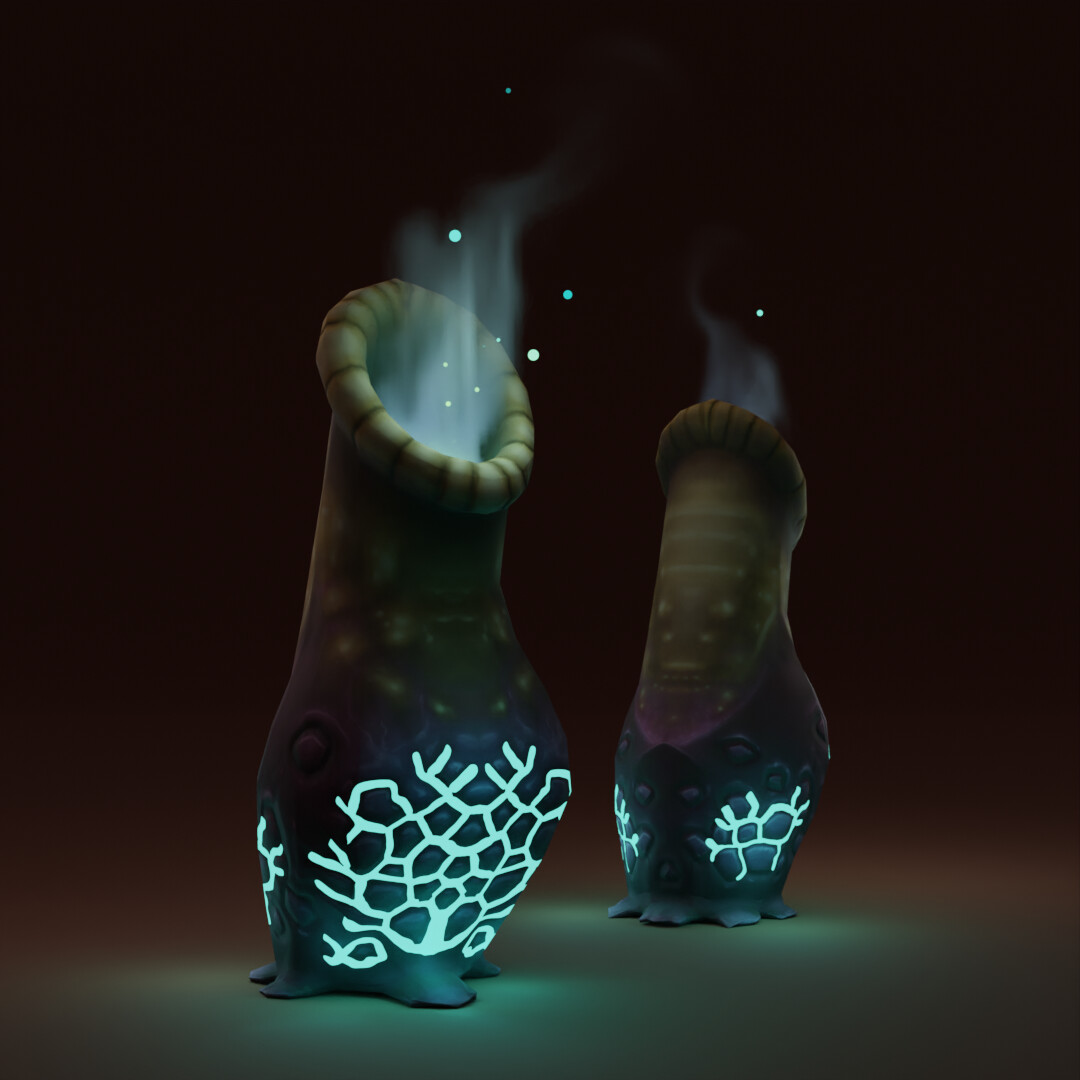 ArtStation - Flytrap with particles.