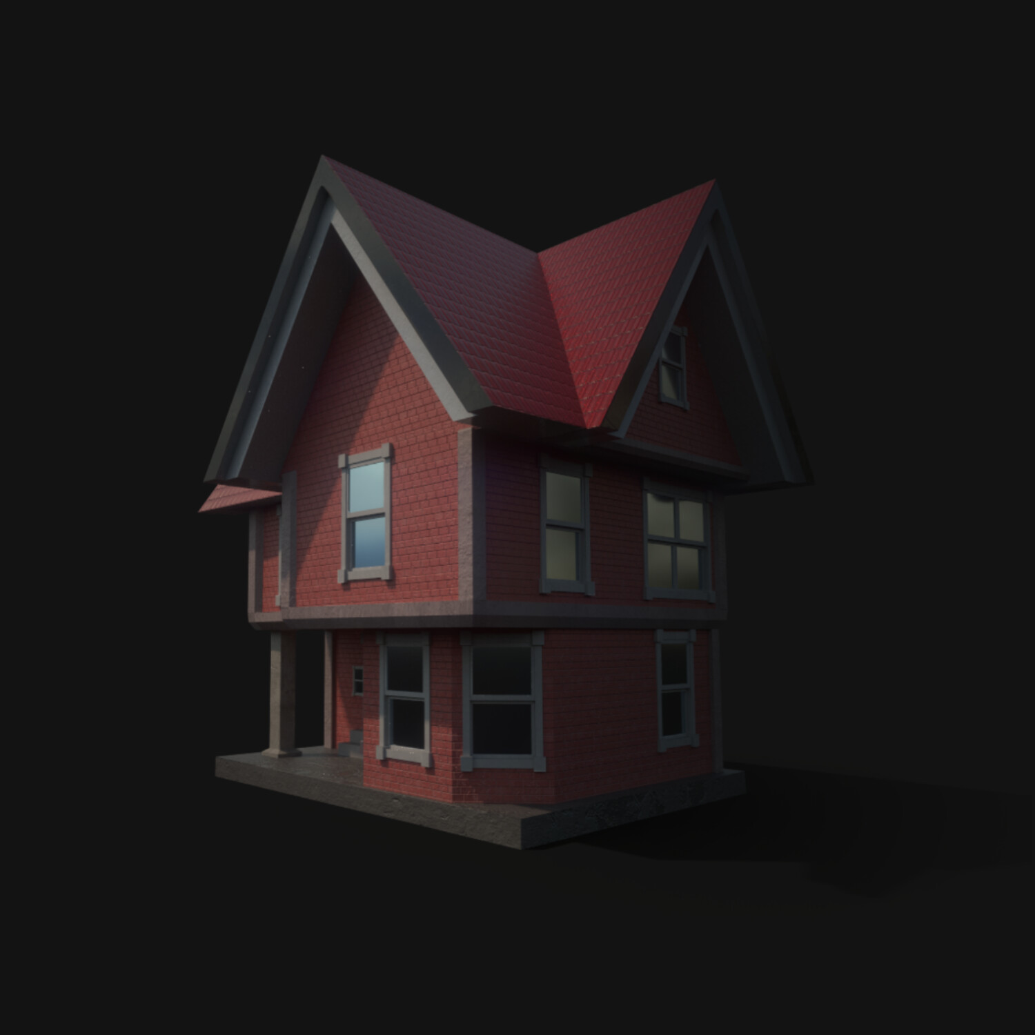 ArtStation - 3D Model of a House