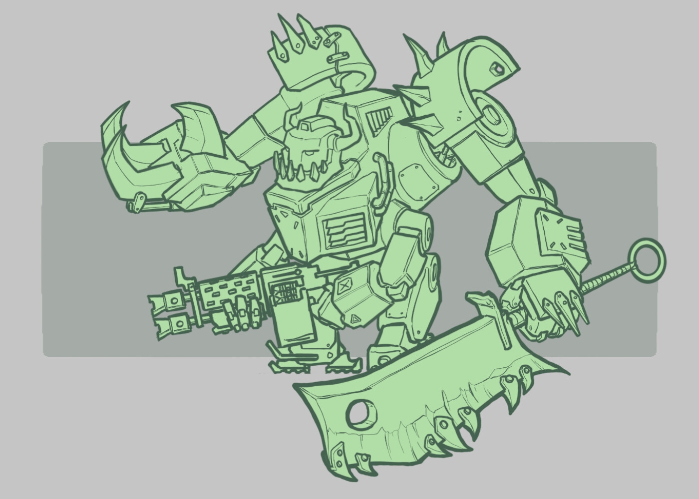 ArtStation - Blue Sky Minis Dread Head Concept Art