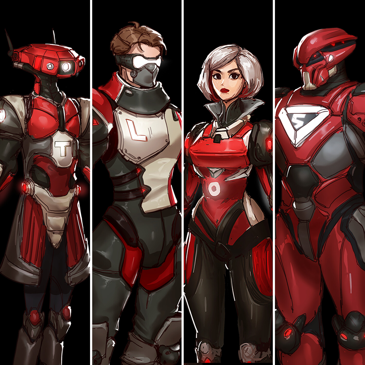 ArtStation - Scifi Character Concepts