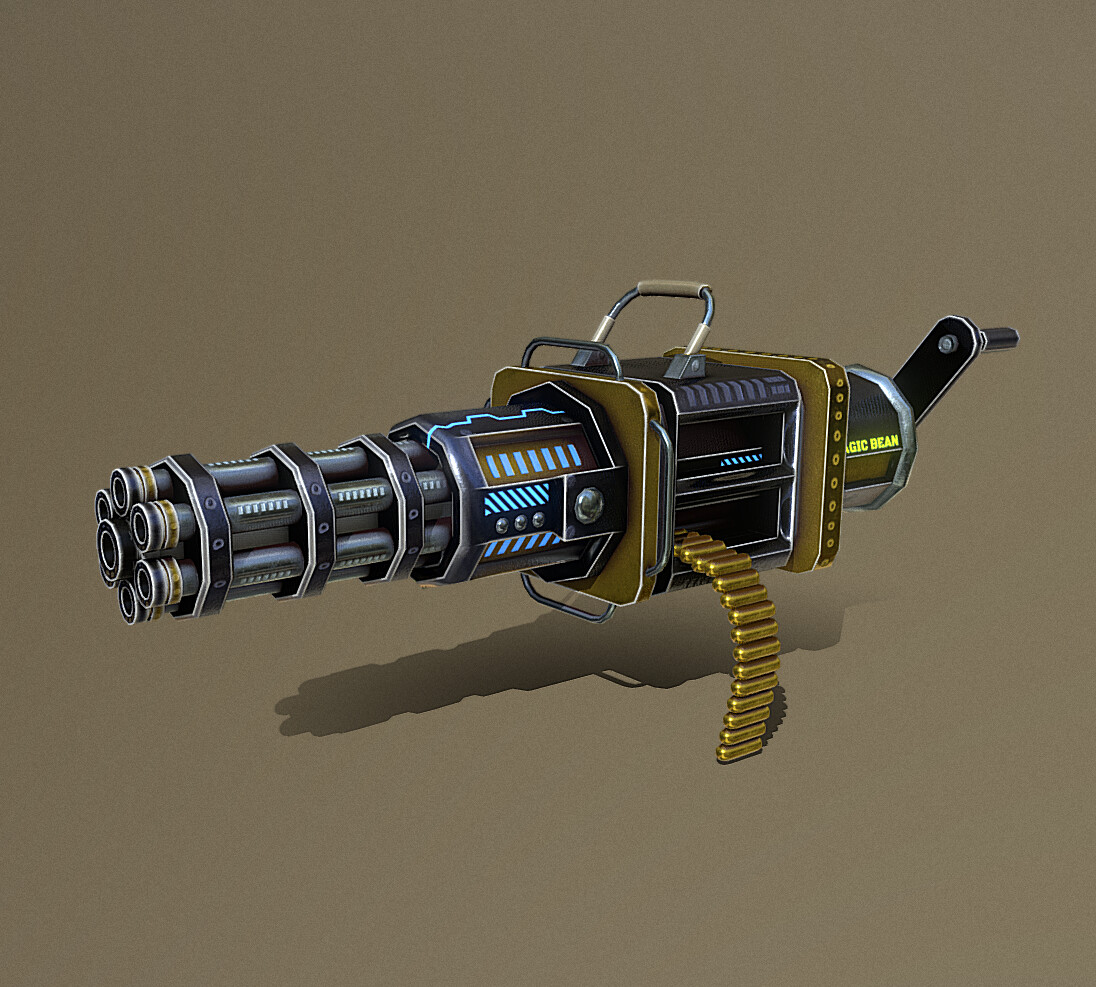ArtStation - Gatling Gun