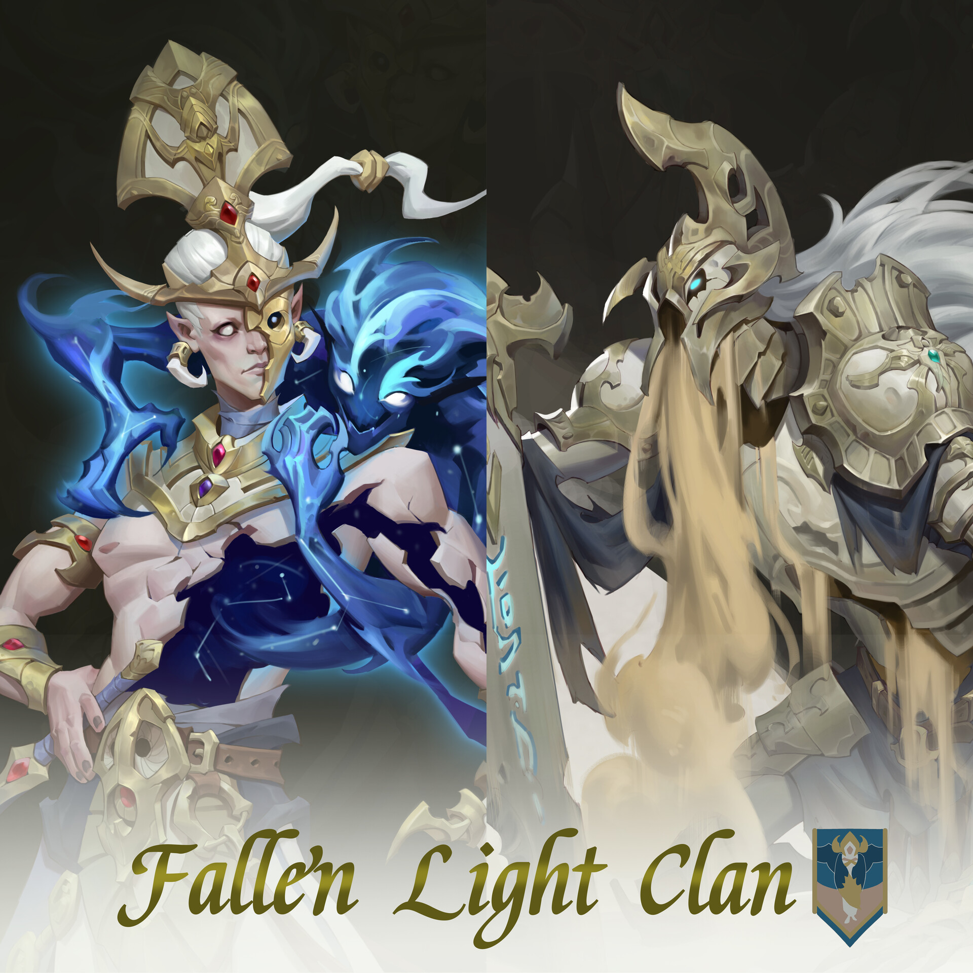 ArtStation - The Fallen Light Clan 覆灭白族