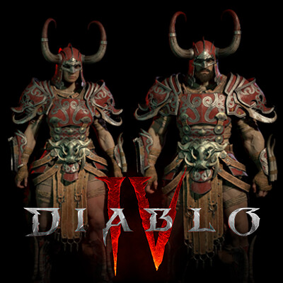 ArtStation - Diablo IV - Hero Armor Texture Work
