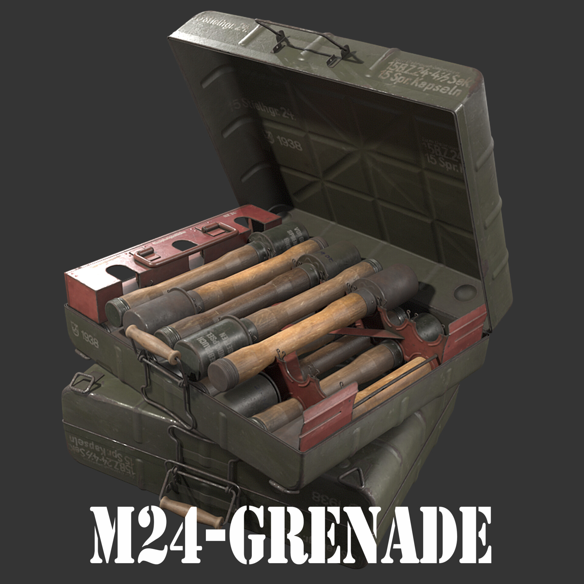 ArtStation - M24-Grenade, Game Art