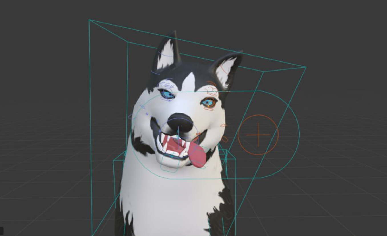 ArtStation - Husky rig and skin