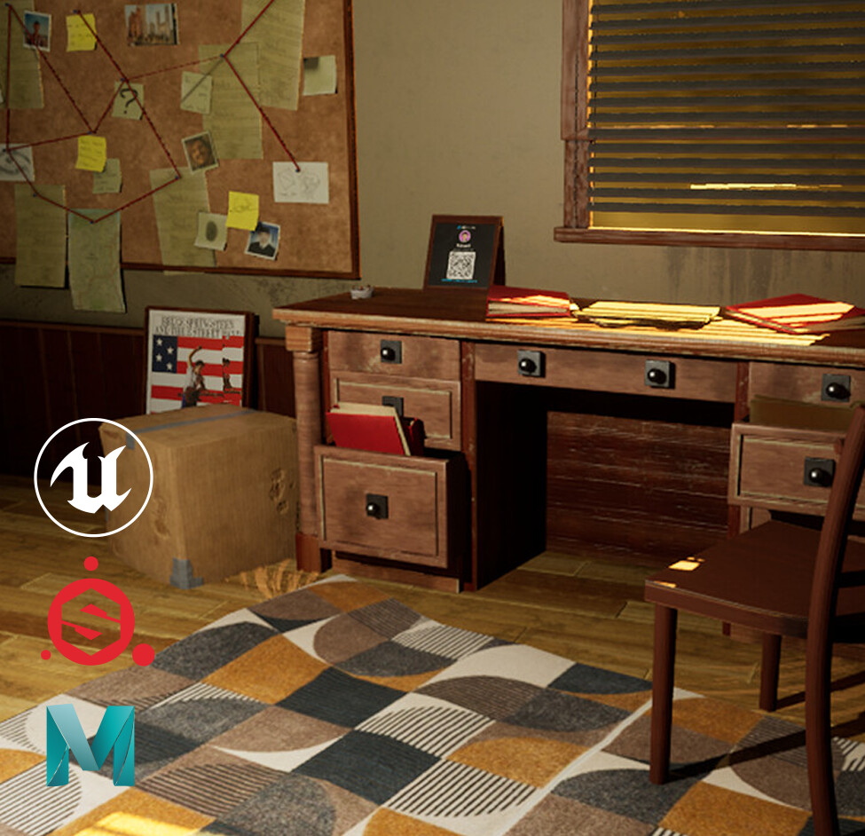 ArtStation - Detective Room