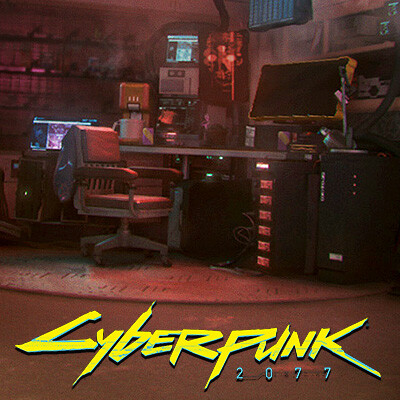 ArtStation - Cyberpunk 2077 - V's Apartments Environment Art & Lighting