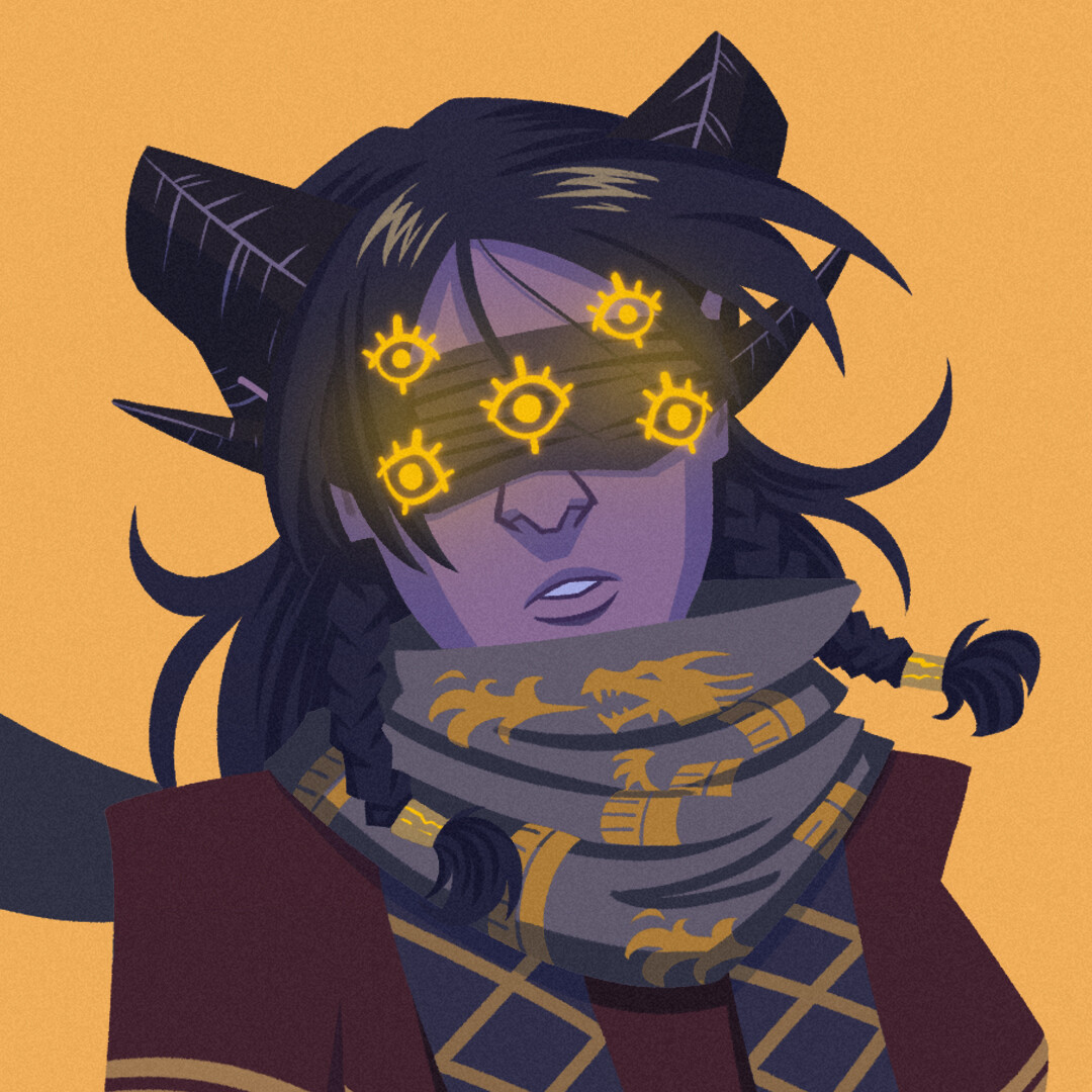 ArtStation - Valor the Tiefling - Dnd commission