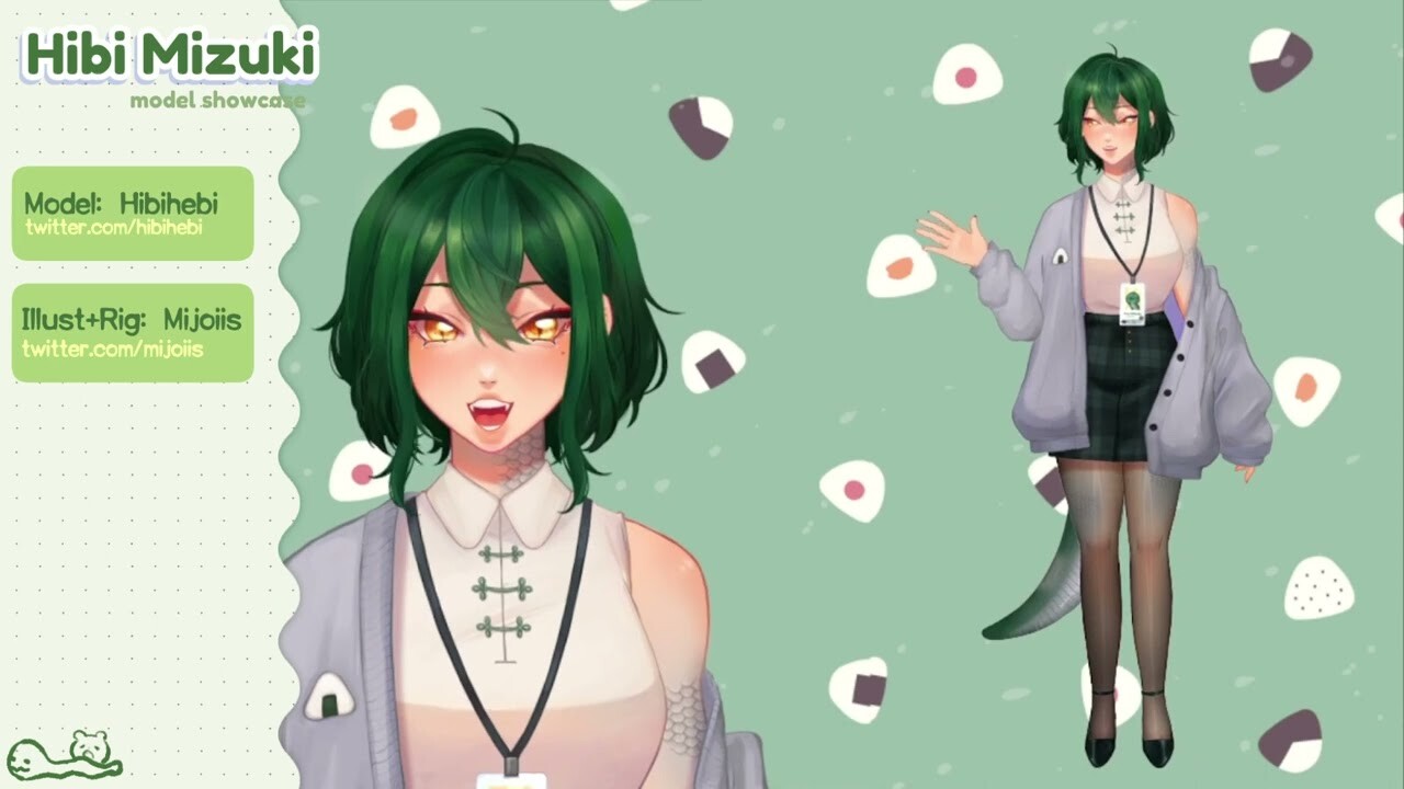 ArtStation - Live 2D Art + Rig : Hibi