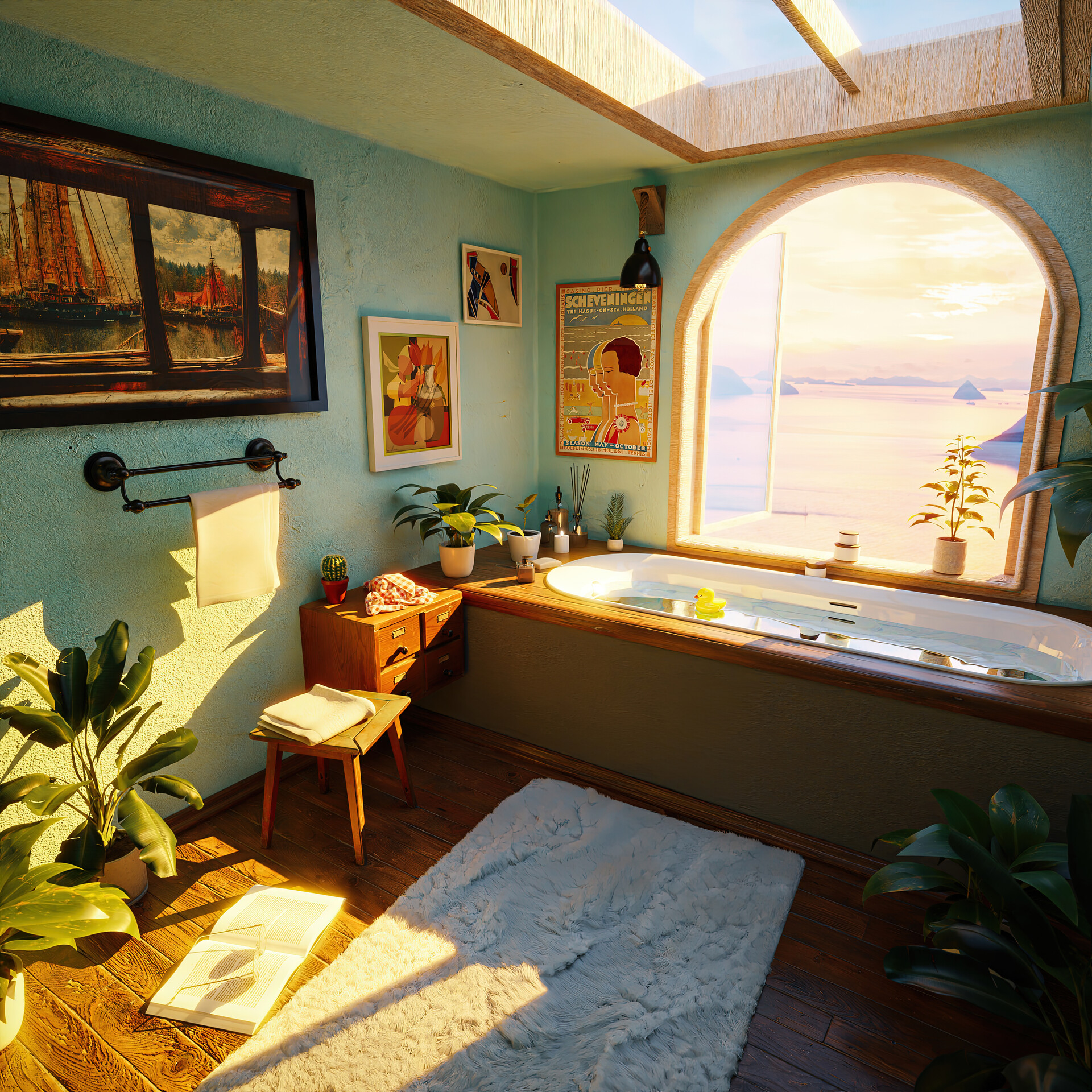 ArtStation - Sun-kissed Bath