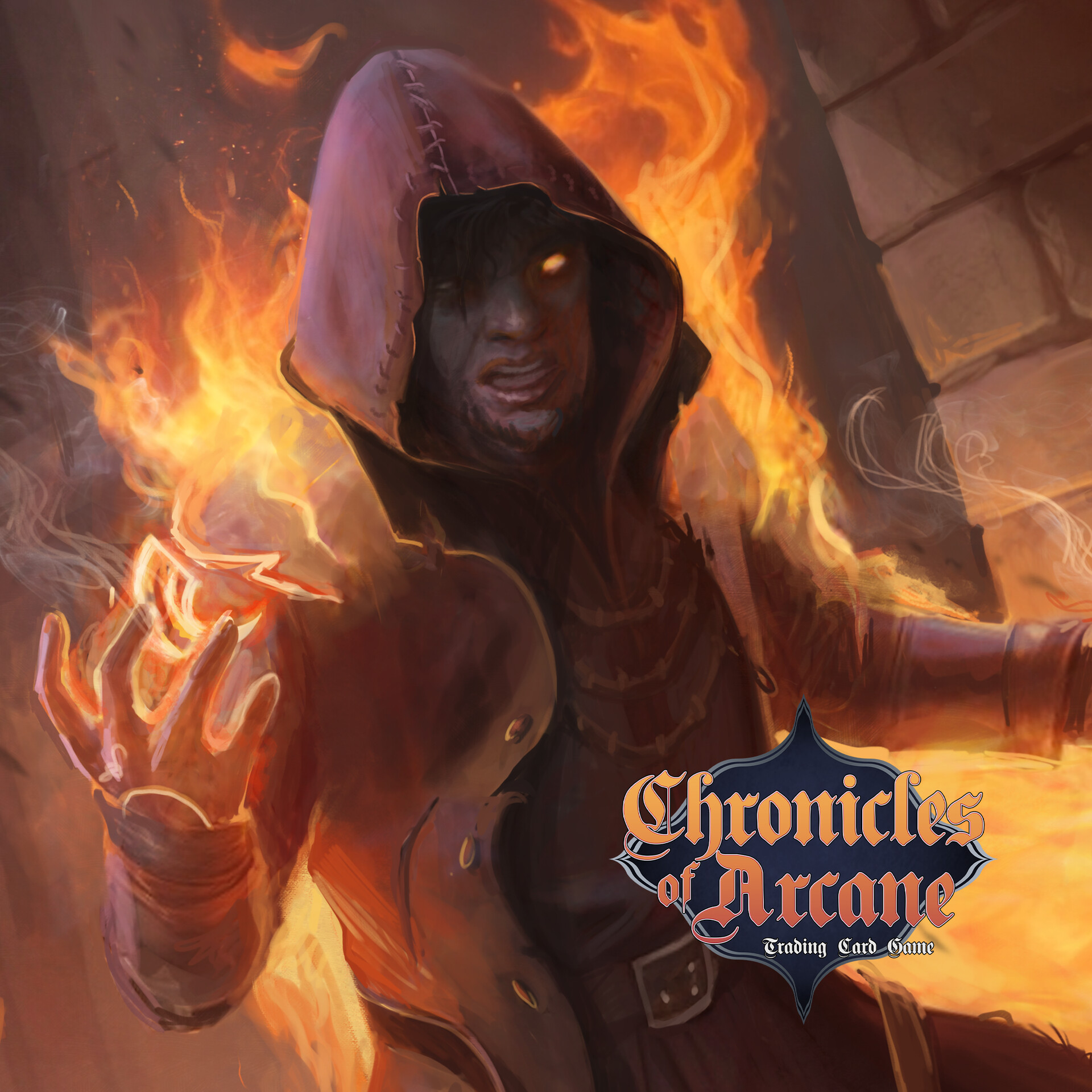 ArtStation - Flame Cloak Vagrant // Ilustration for ChroniclesOfArcane