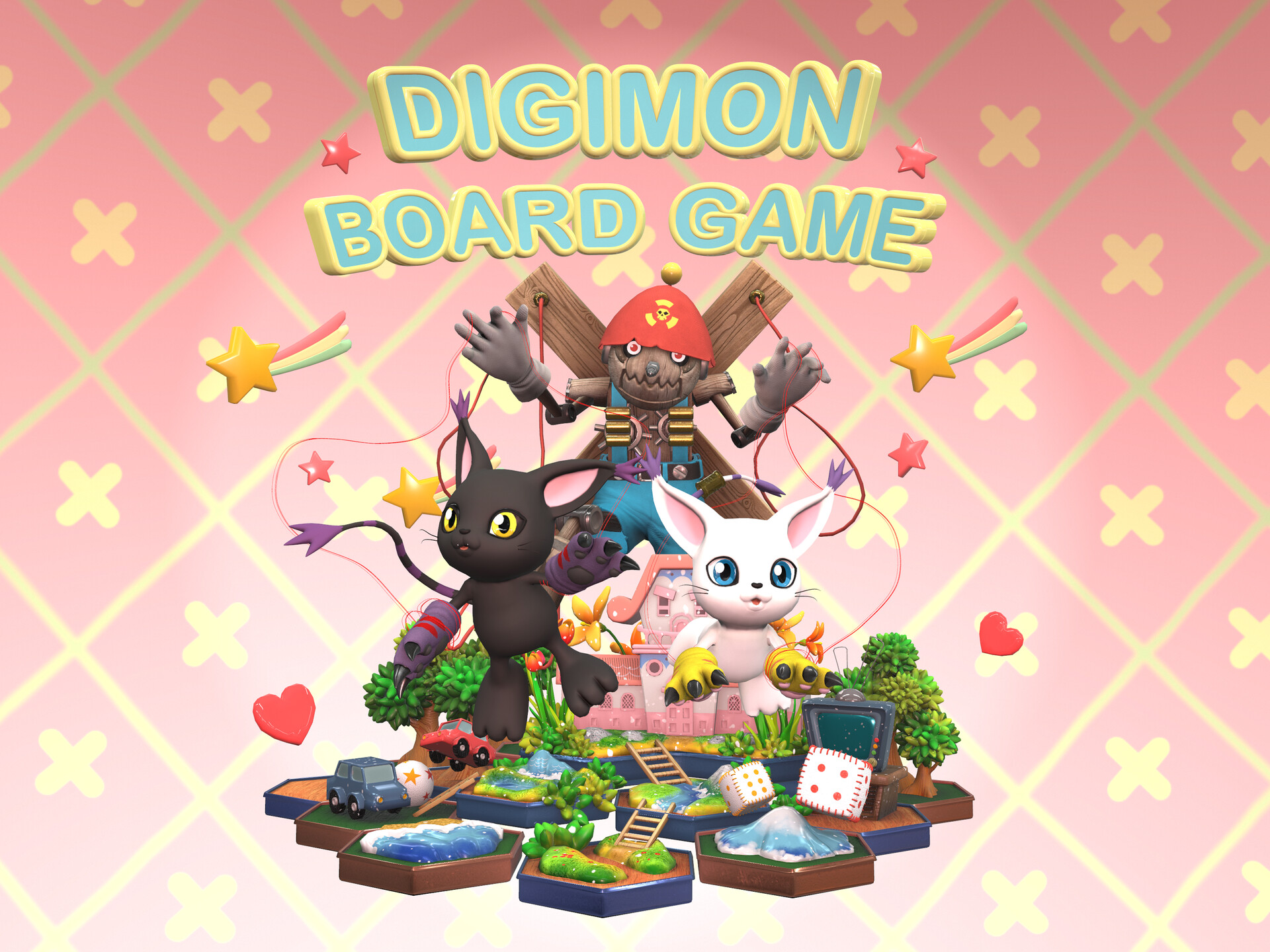 ArtStation - DIGIMON BOARD GAME