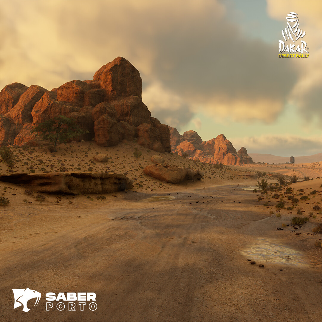 ArtStation - Dakar Desert Rally: Extended Map Part.3 [Environment Art]