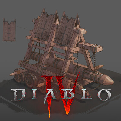 ArtStation - Diablo - Knights Penitent Siege Weaponry