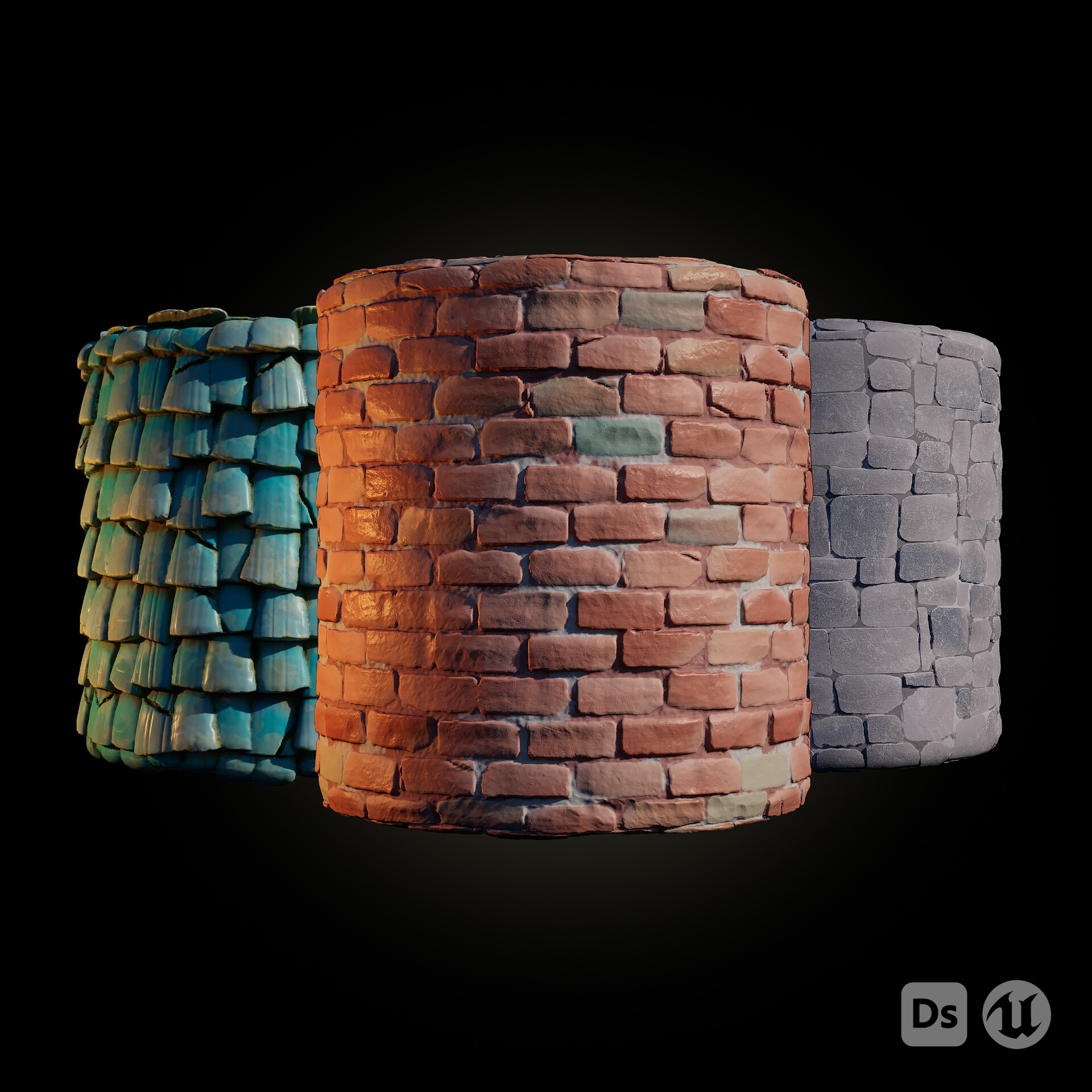 ArtStation - Stylized Materials Study
