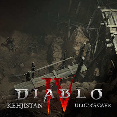 ArtStation - Diablo IV - Uldur's Cave
