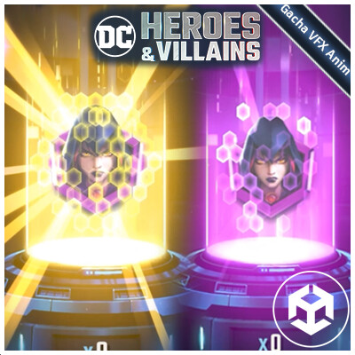 ArtStation - DC : Heroes & Vilains - Early Access - Gacha