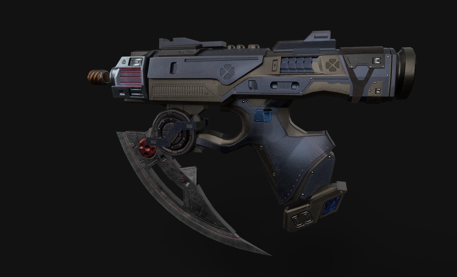 ArtStation - Sifi Hand Gun