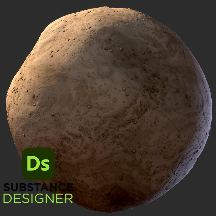 ArtStation - Stylized Dirt Terrain - Substance 3D Designer