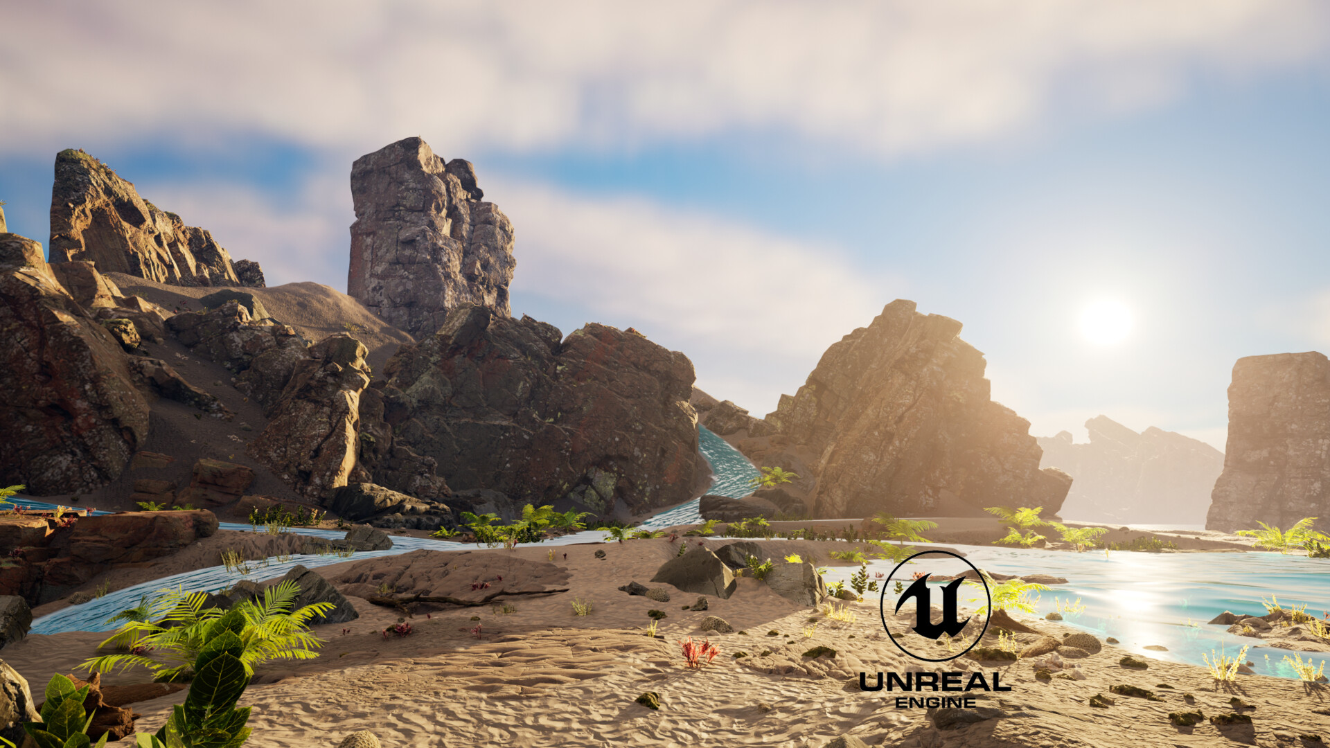 ArtStation - Cliff Beach UE5 Environment